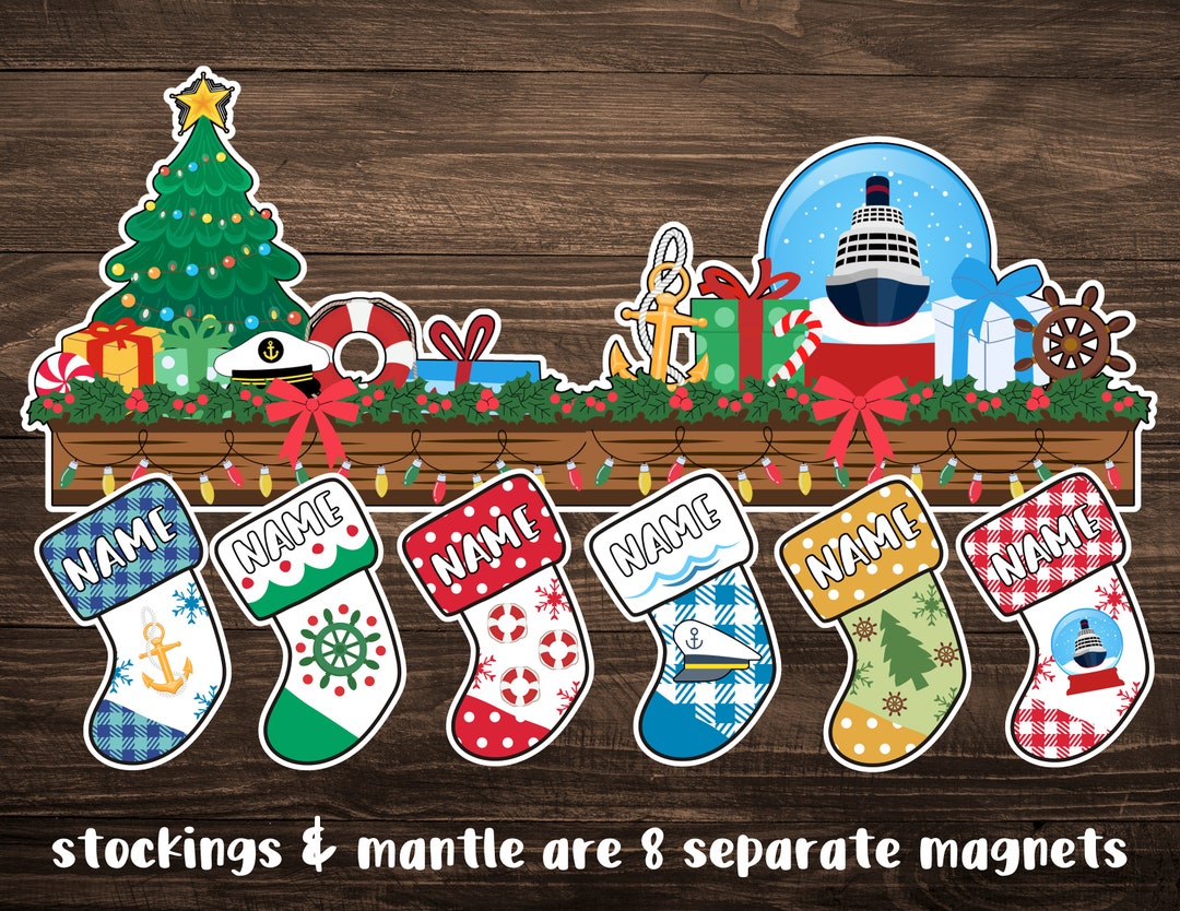 Christmas Cruise Magnet Door Decoration Christmas Door Magnet Cruise Decoration DCL Cruise ...