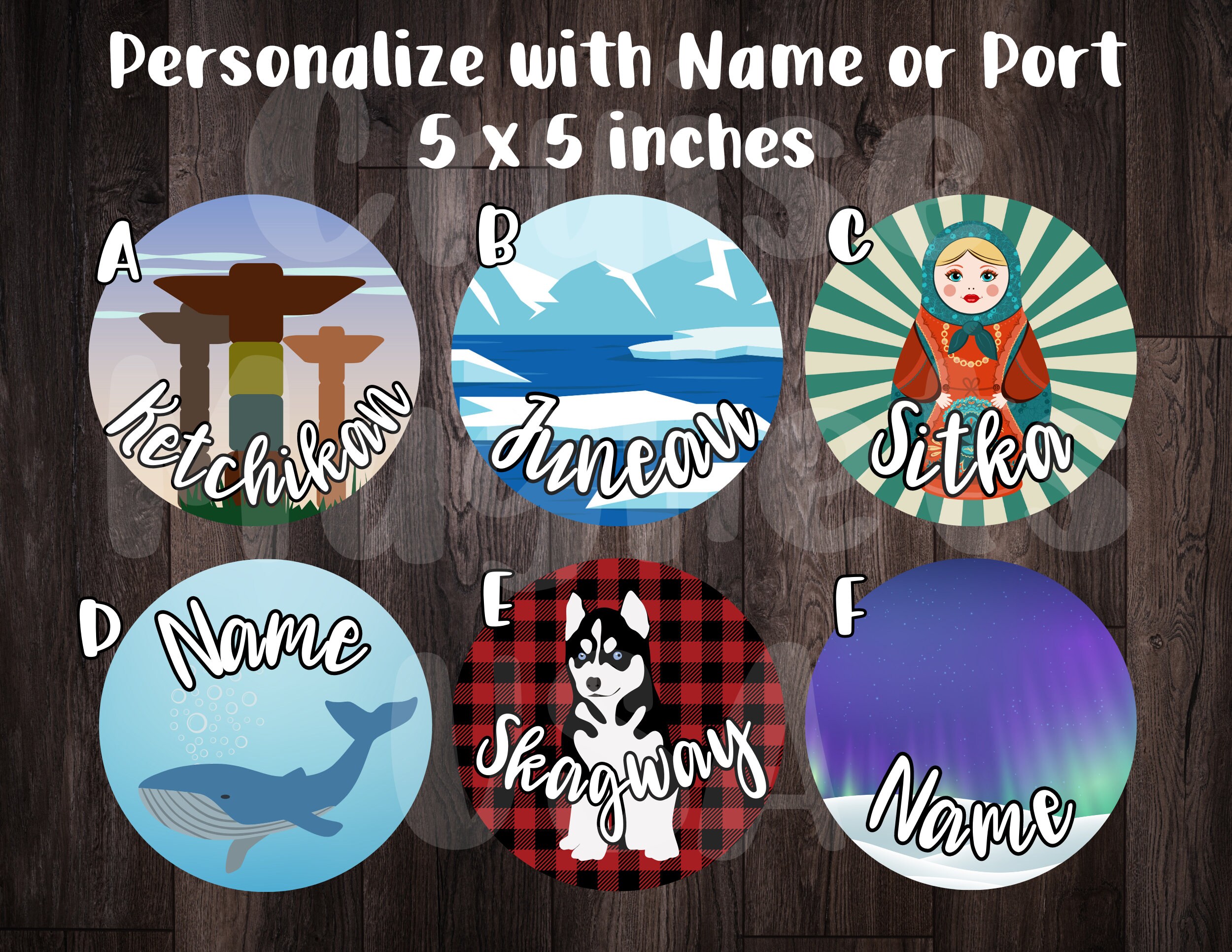 Alaska Cruise Door Magnet Alaska Cruise Decorations Alaska - Etsy