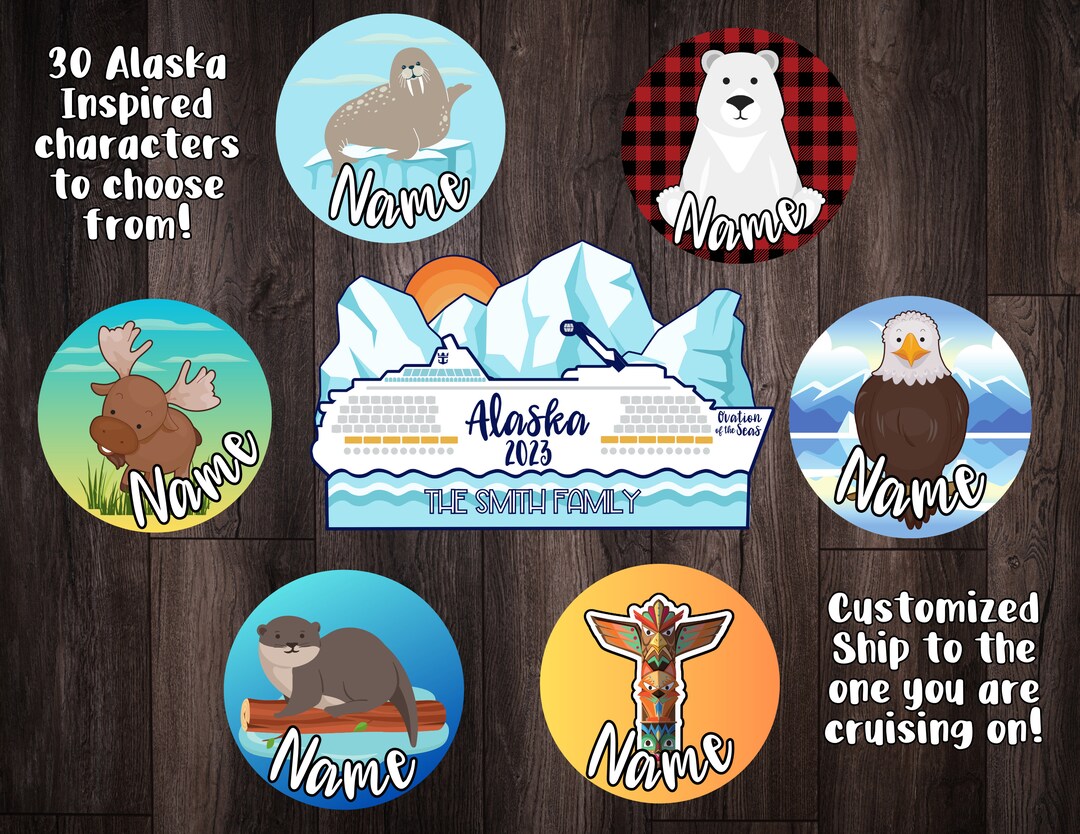 Alaska Cruise Door Magnet Alaska Cruise Decorations Alaska - Etsy