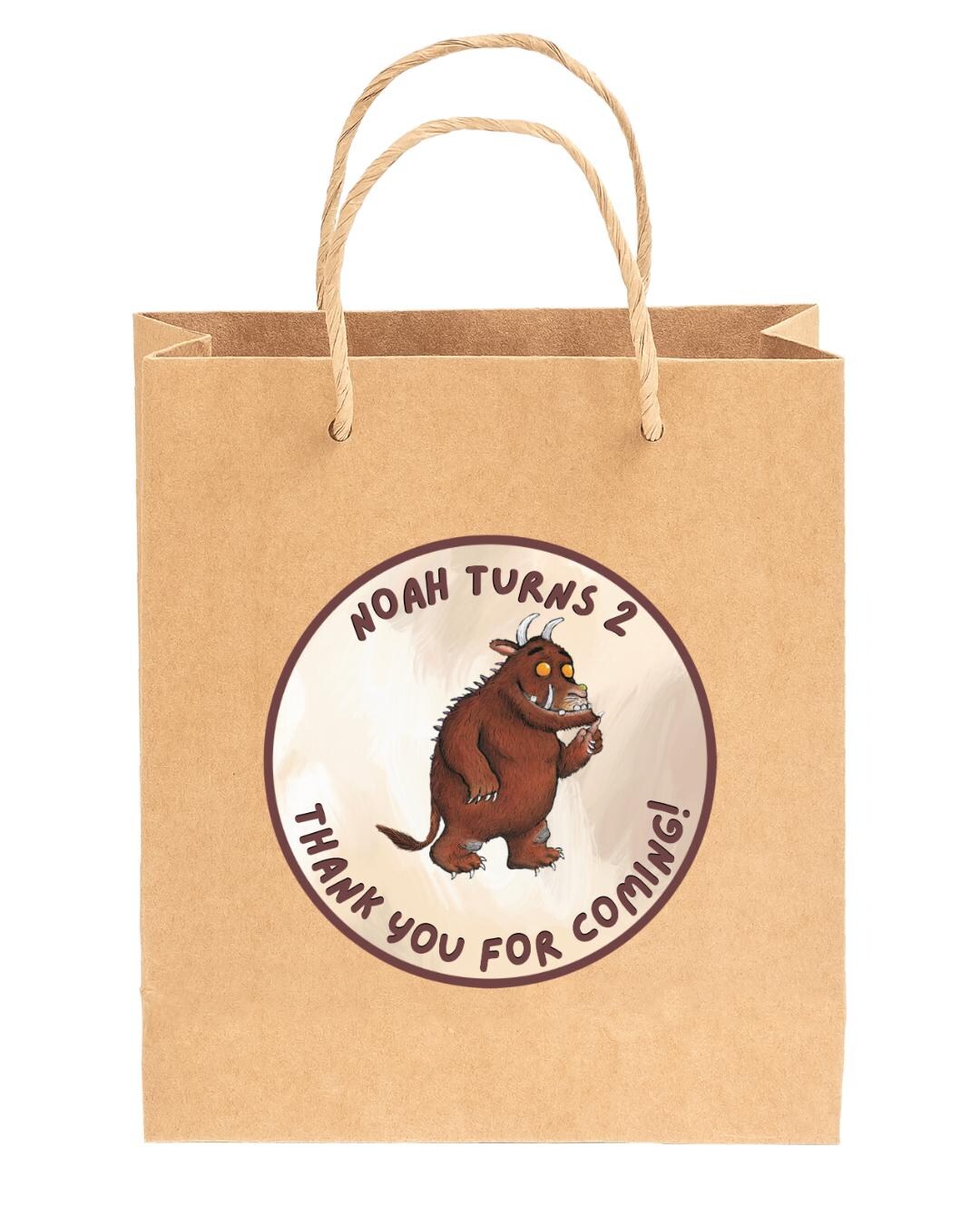 24 Personalised the Gruffalo Themed Birthday Party Stickers, the ...