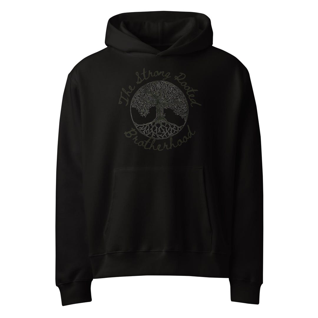 Strong Rooted Brotherhood Mental Health Sweatshirt W/ QR Message: "i'm ...
