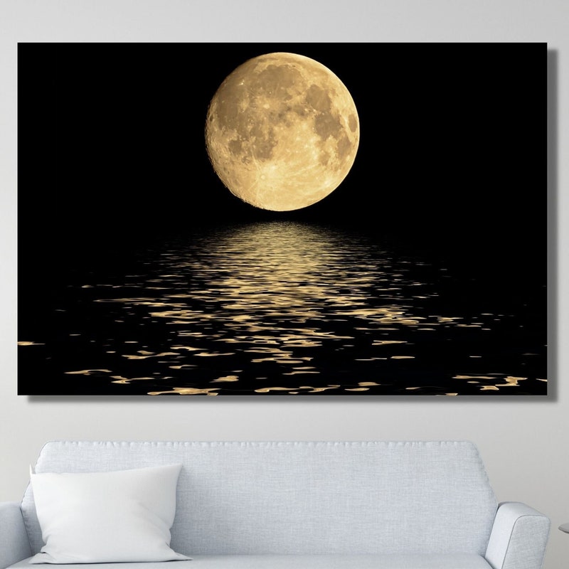 Moon Poster - Etsy