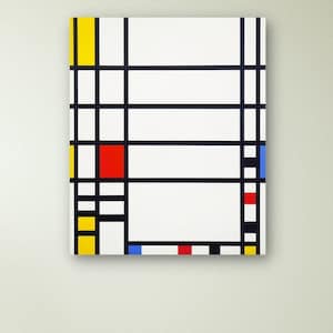 Piet Mondrian Trafalgar Square Wall Art Canvas, Piet Mondrian ...