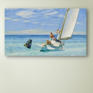 Edward Hopper Sailboat, Exhibition Poster, Edward Hopper Wall Art ...