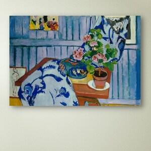 Henri Matisse Still Life With Geraniums, Matisse Exhibition Canvas Wall ...