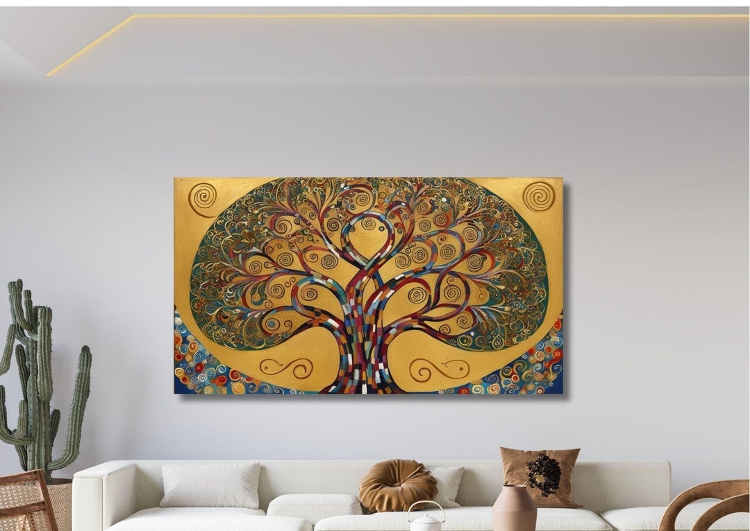 Tree of Life Wall Art, Tree of Life Canvas Wall Art, Tree of Life ...
