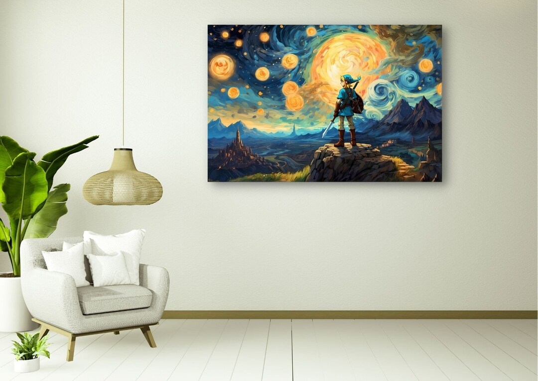 The Legend of Zelda Wall Art, Zelda Canvas Poster Print Arts, Zelda ...