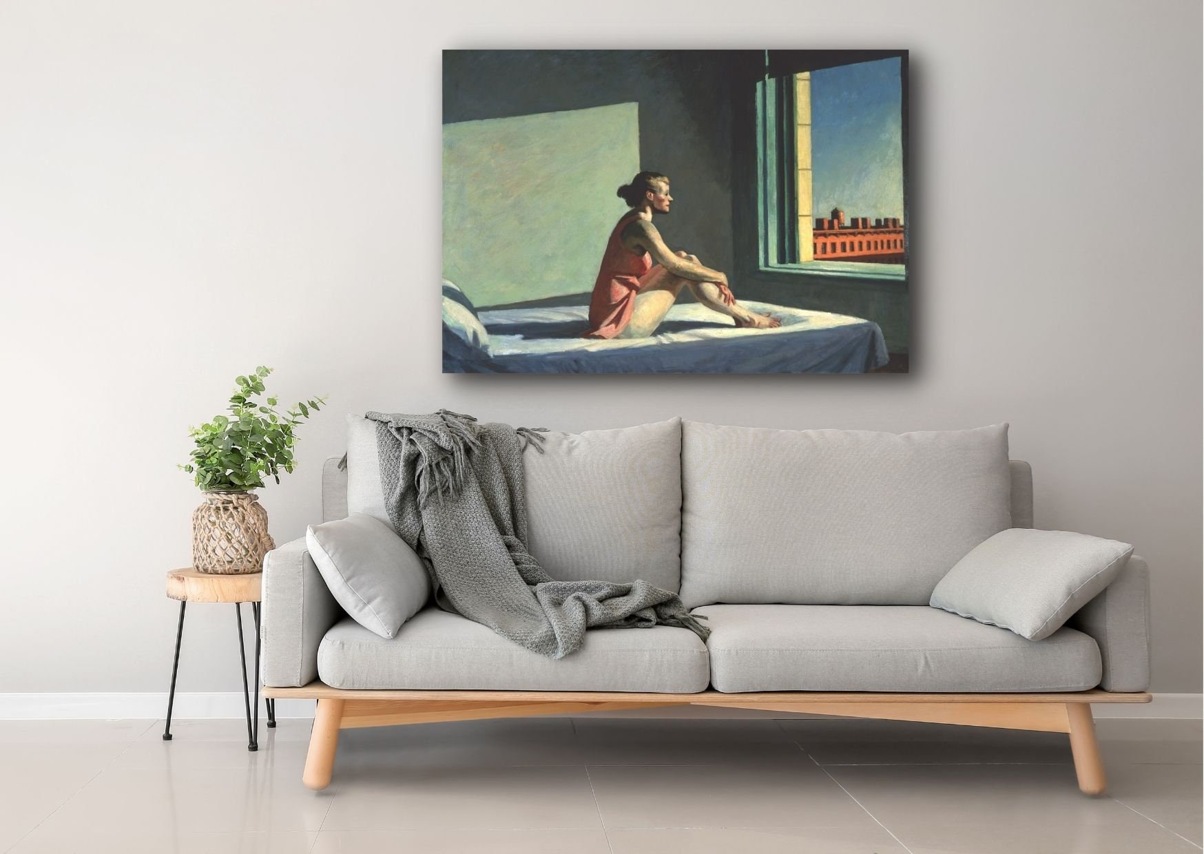 Edward Hopper, Morning Sun Painting, Edward Hopper, Printable Wall Art ...