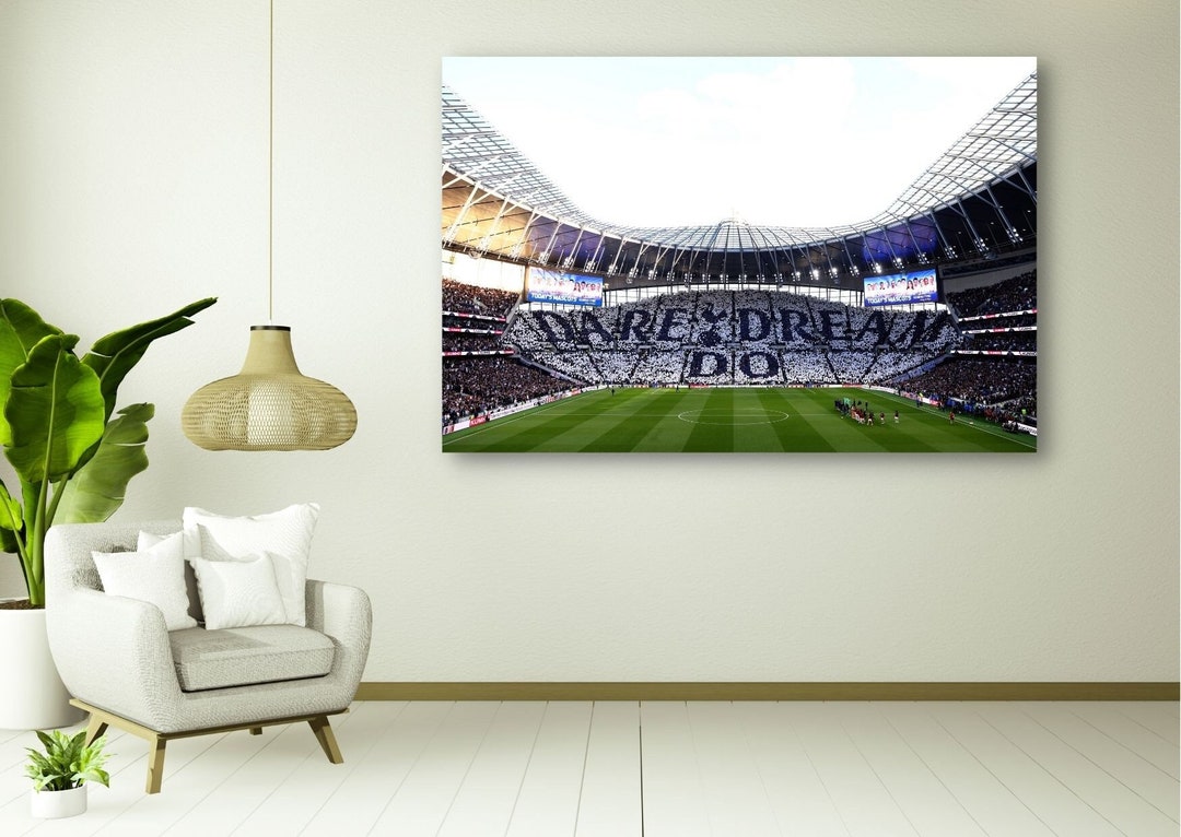 Tottenham Hotspur Stadium Poster, Tottenham Hotspur Stadium Canvas Wall ...