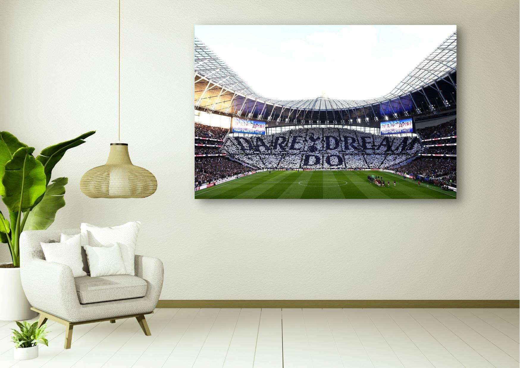 Tottenham Hotspur Stadium Poster, Tottenham Hotspur Stadium Canvas Wall ...