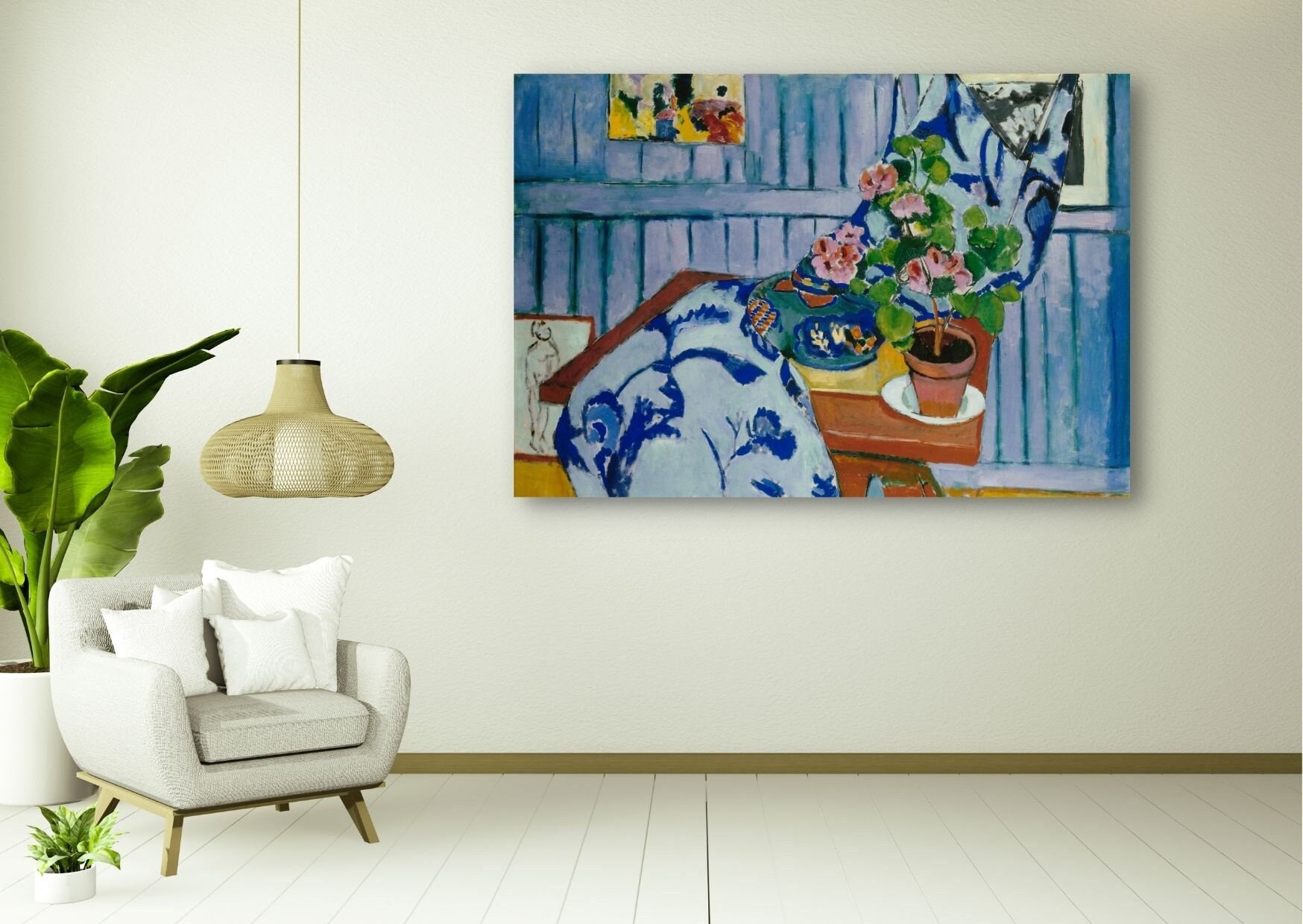 Henri Matisse Still Life With Geraniums, Matisse Exhibition Canvas Wall ...