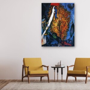 Marc Chagall Tree of Life Poster, Marc Chagall Canvas Wall Art, Marc ...