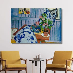 Henri Matisse Still Life With Geraniums, Matisse Exhibition Canvas Wall ...