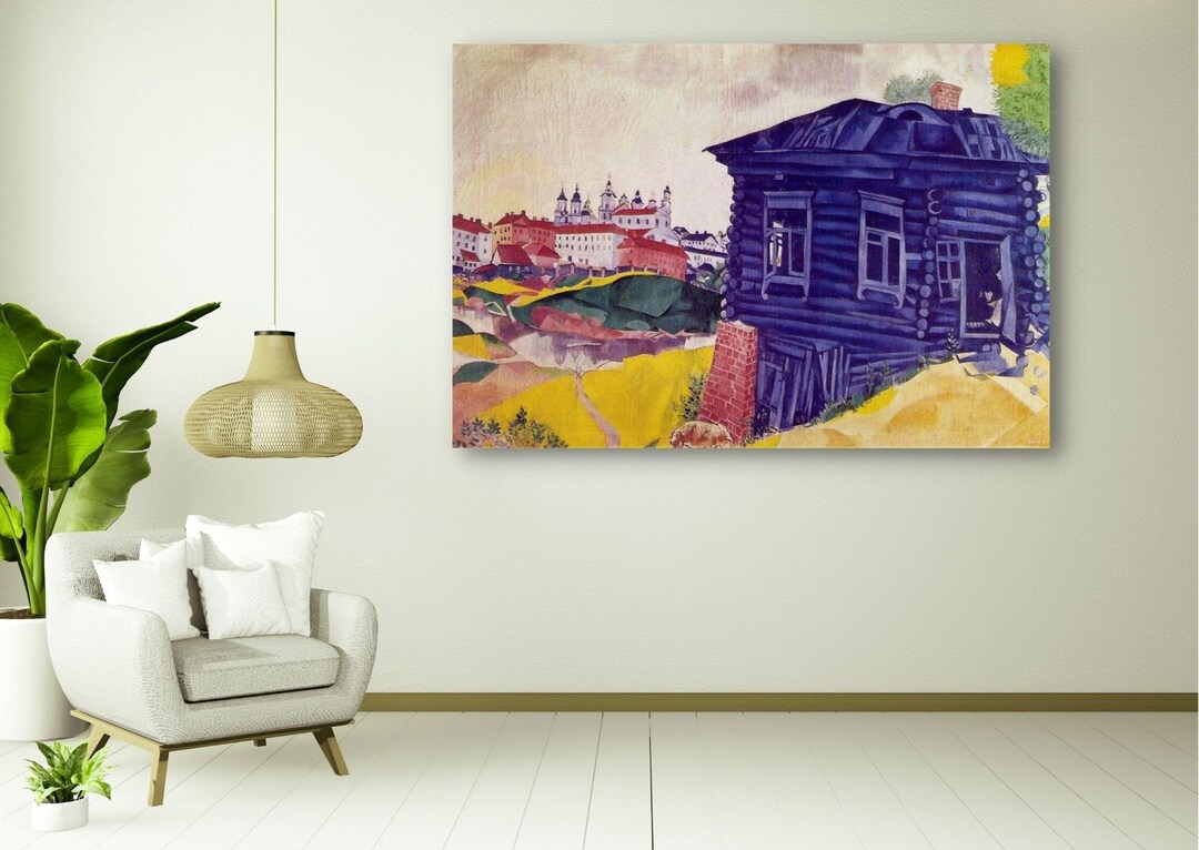 Marc Chagall Wall Art Poster, Exhibition Poster Canvas, Marc Chagall ...