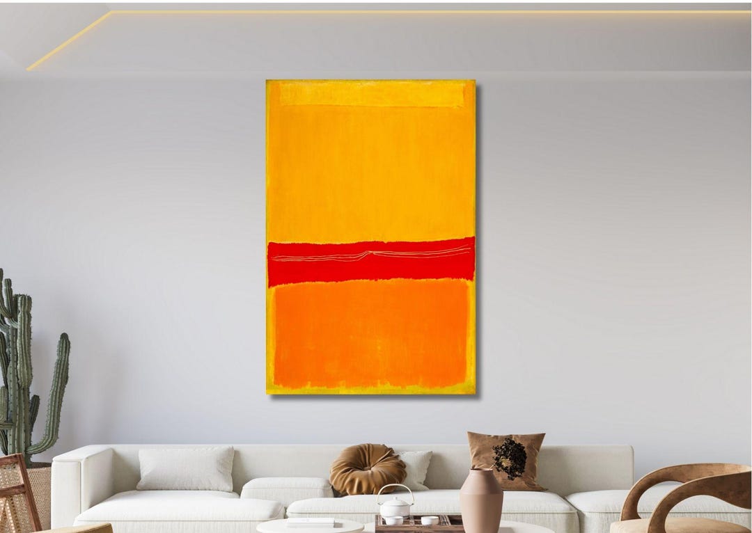 Mark Rothko No.5-no.22 Wall Art Poster Canvas Print - Expressionism ...