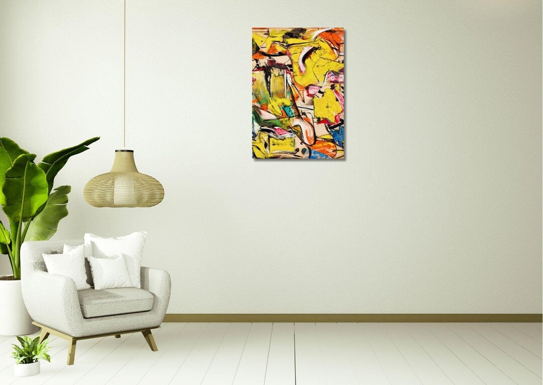 Willem De Kooning Interchange Collage, Willem Kooning Collage Wall Art ...