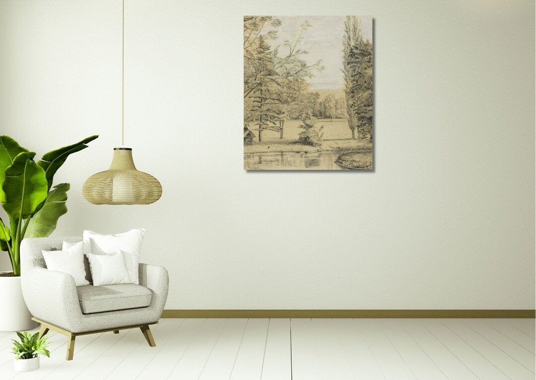 Henri Rousseau River and Park, Rousseau Wall Art Canvas Poster Print ...