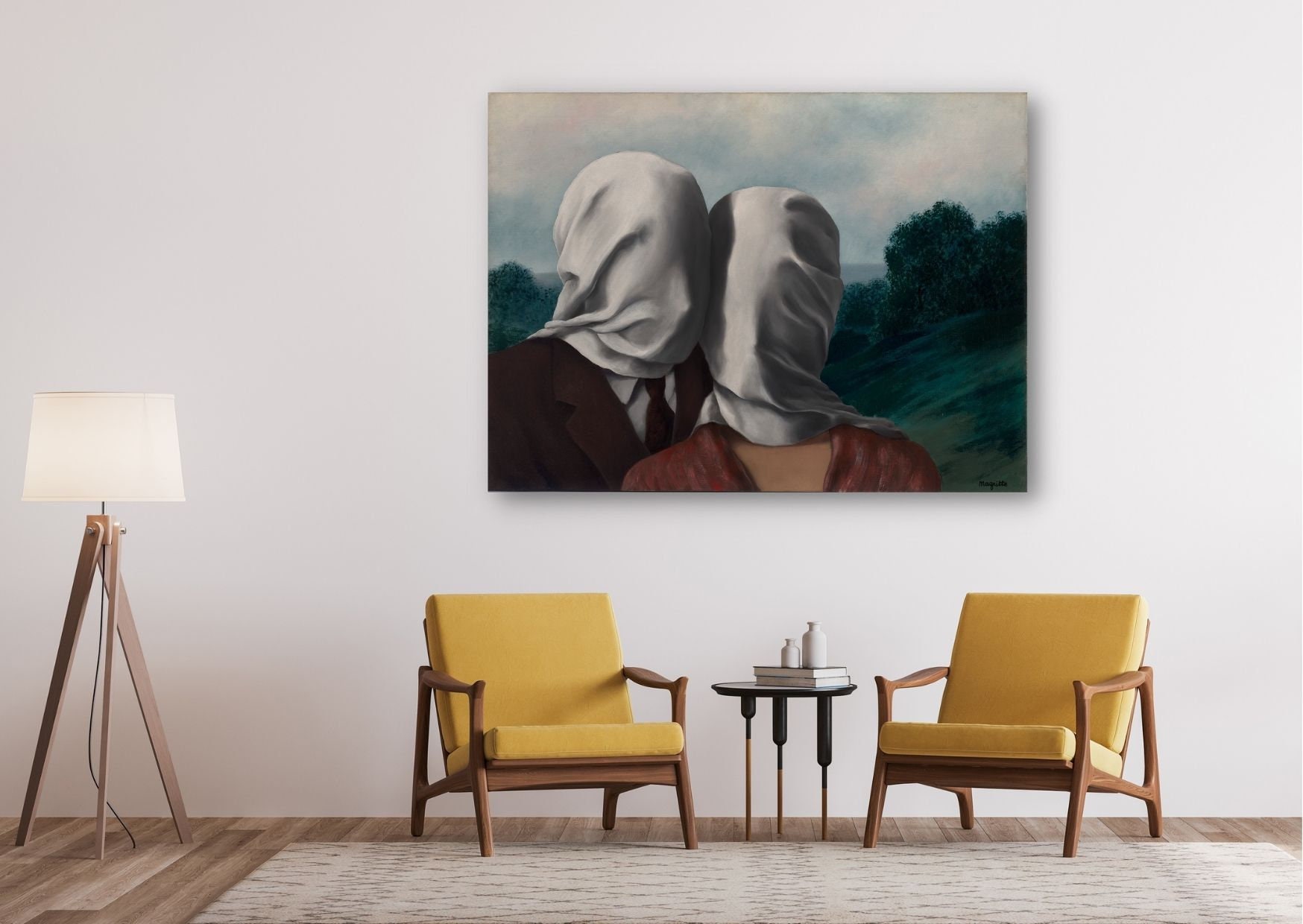 Rene Magritte the Lovers, Rene Magritte Poster, Home Decor, Rene ...