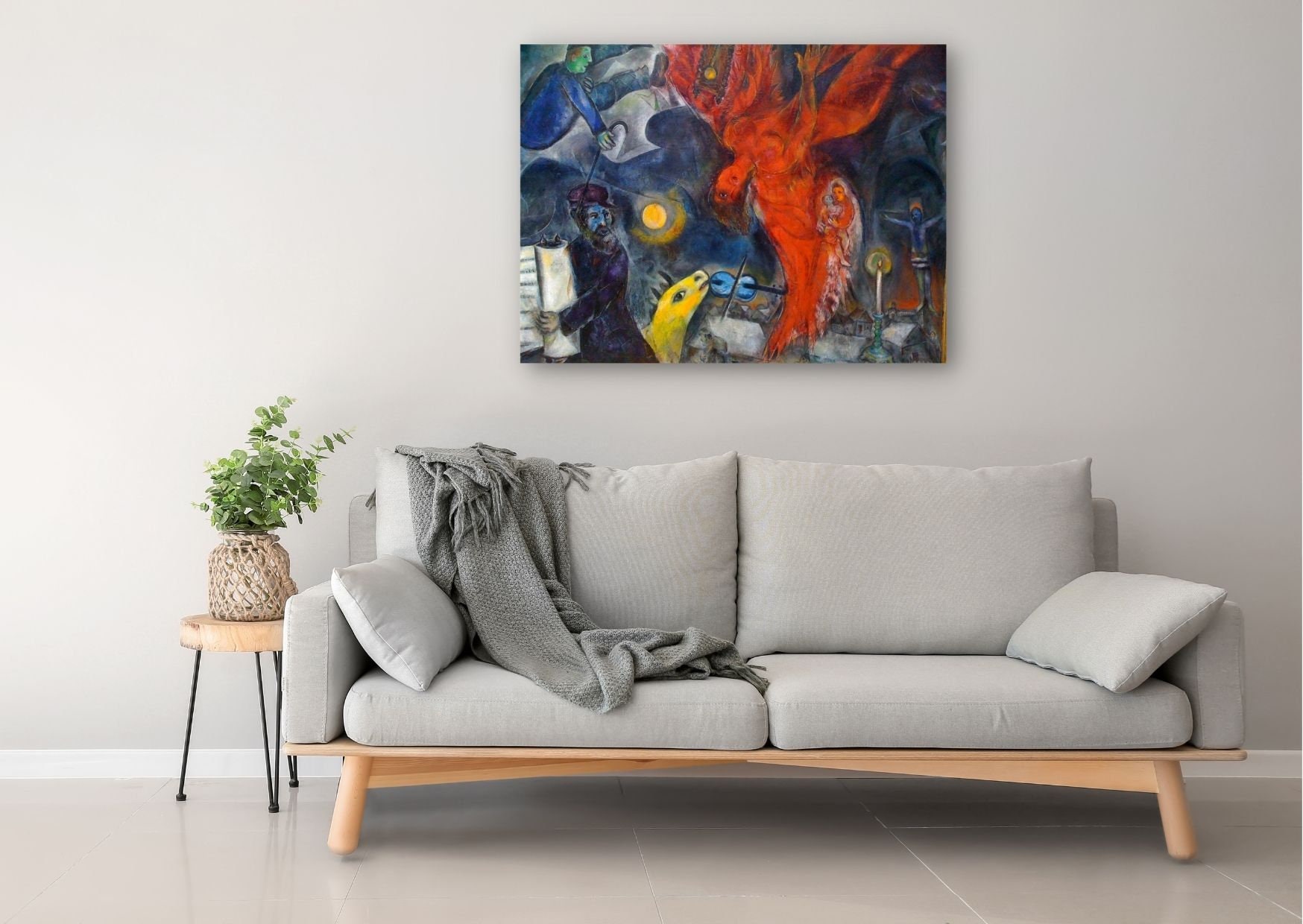 Marc Chagall Wall Art Poster, Exhibition Poster Canvas, Marc Chagall ...