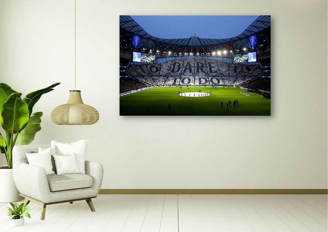 Tottenham Hotspur Stadium Wall Art Canvas Print: EPL Football Club Home ...
