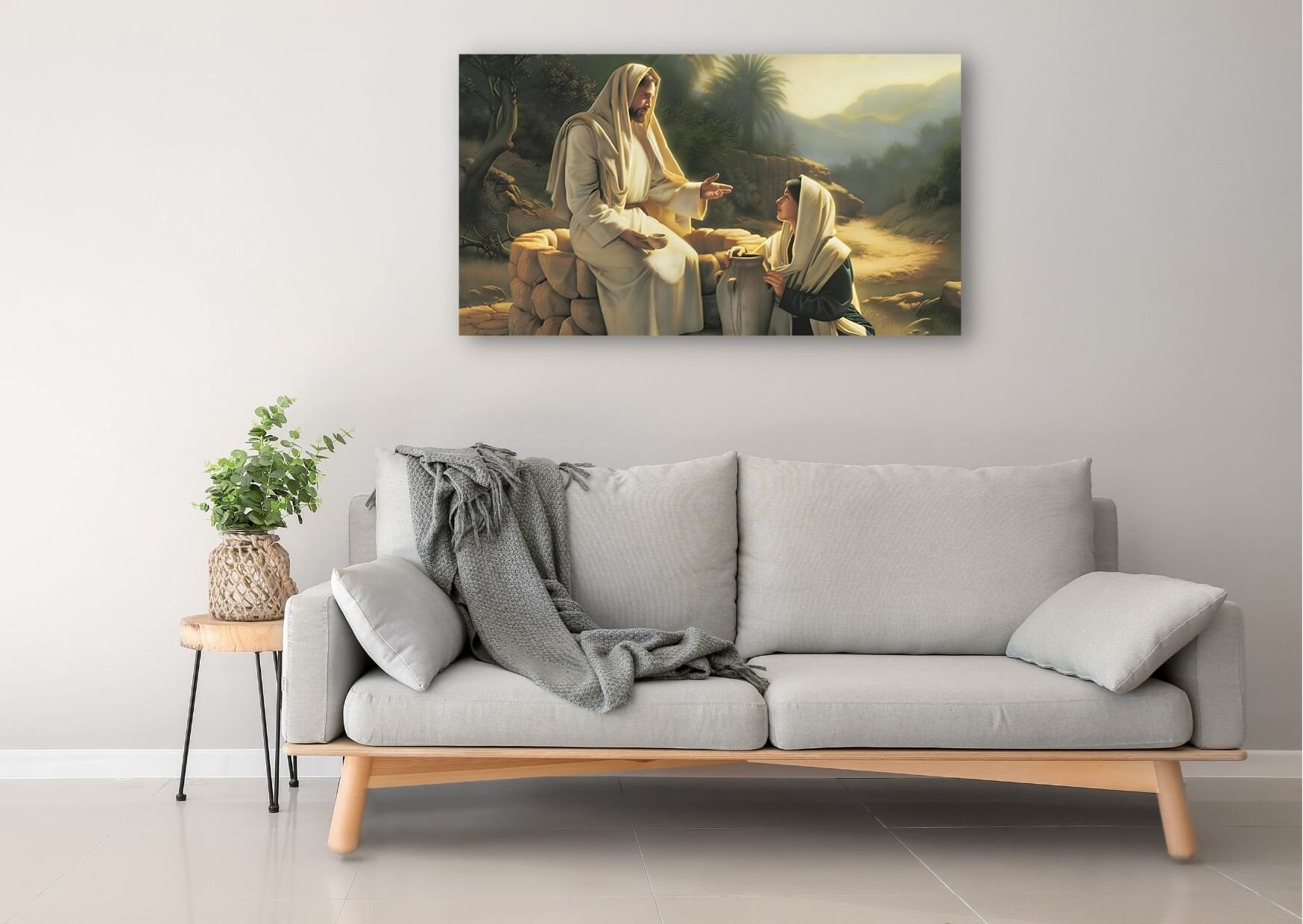 Lord Jesus Canvas Wall Art, Jesus Christ Wall Art, Jesus Christ Poster ...