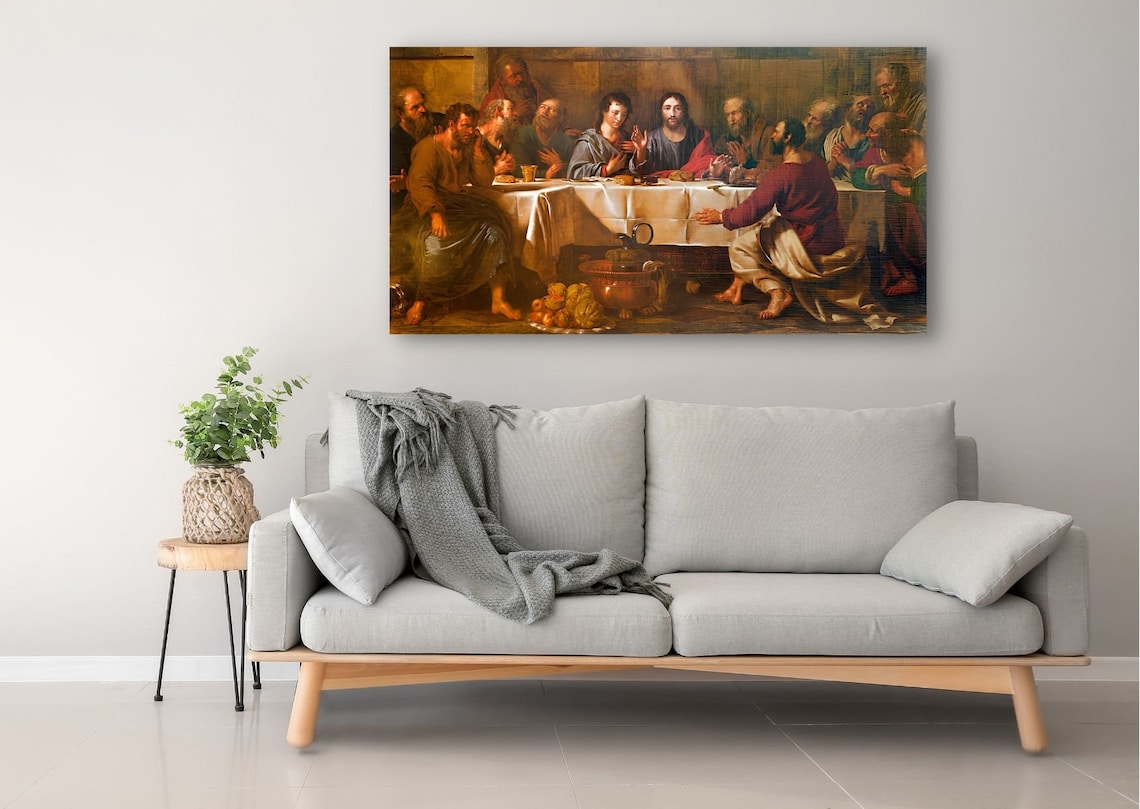 Last Supper Wall Art, Last Supper Wall Decor, Last Supper Artwork ...