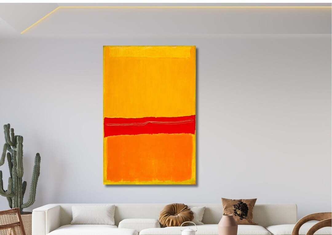 Mark Rothko No.5-no.22 Canvas Print - Expressionism Wall Art - Etsy