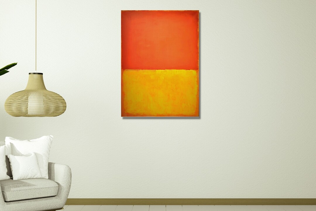 Mark Rothko Wall Art Poster Canvas Print, Mark Rothko Wall Decor, Ready ...
