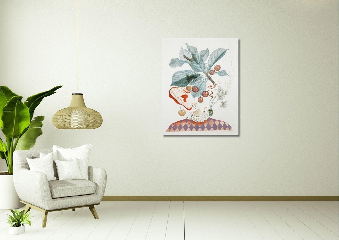 Salvador Dali Fruit Series, Dali Wall Art Canvas Print, Salvador Dali ...