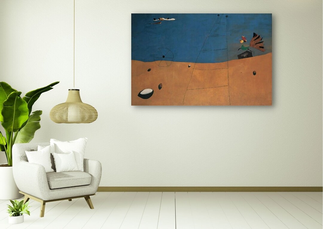 Joan Miró Wall Art, Joan Miro Wall Art Poster Canvas, Joan Miro Wall ...