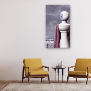 René Magritte the Difficult Crossing Wall Art, Magritte Canvas ...