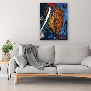 Marc Chagall Tree of Life Poster, Marc Chagall Canvas Wall Art, Marc ...