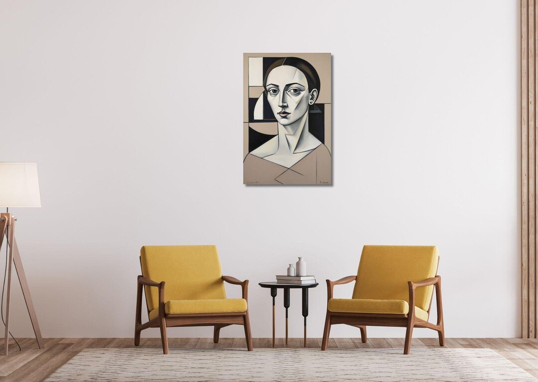 Picasso Style Canvas Prints, Picasso Wall Art Print, Women Abstract ...