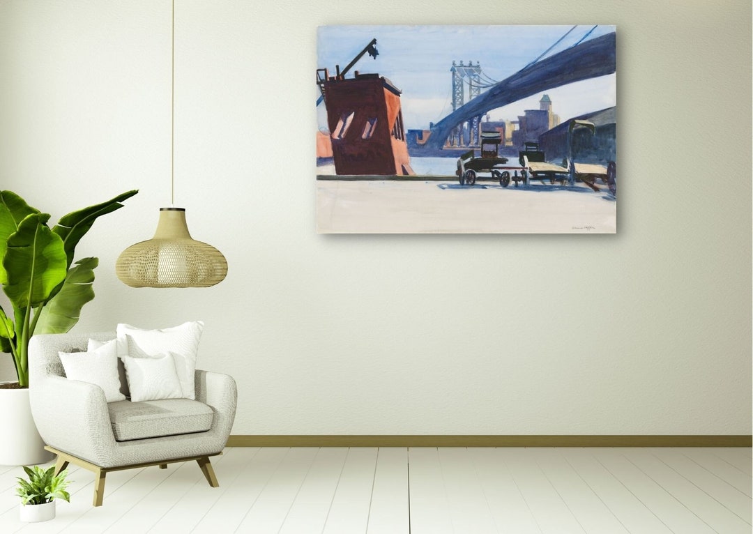 Edward Hopper Manhattan Bridge, Exhibition Poster, Edward Hopper Wall ...