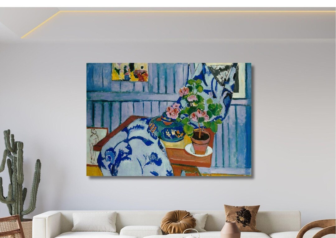 Henri Matisse Still Life With Geraniums, Matisse Exhibition Canvas Wall ...