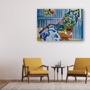 Henri Matisse Still Life With Geraniums, Matisse Exhibition Canvas Wall ...