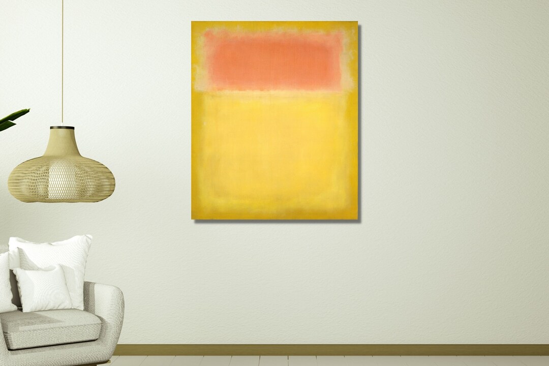 Mark Rothko No:14 Wall Art Poster Canvas Print, Mark Rothko Wall Decor ...