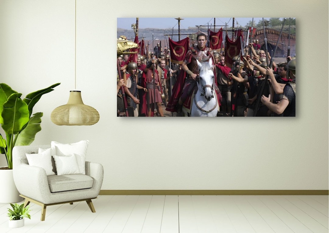 Julius Caesar Wall Art, Julius Caesar War Canvas Poster, Historical Art ...