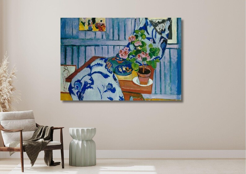 Henri Matisse Still Life With Geraniums, Matisse Exhibition Canvas Wall ...