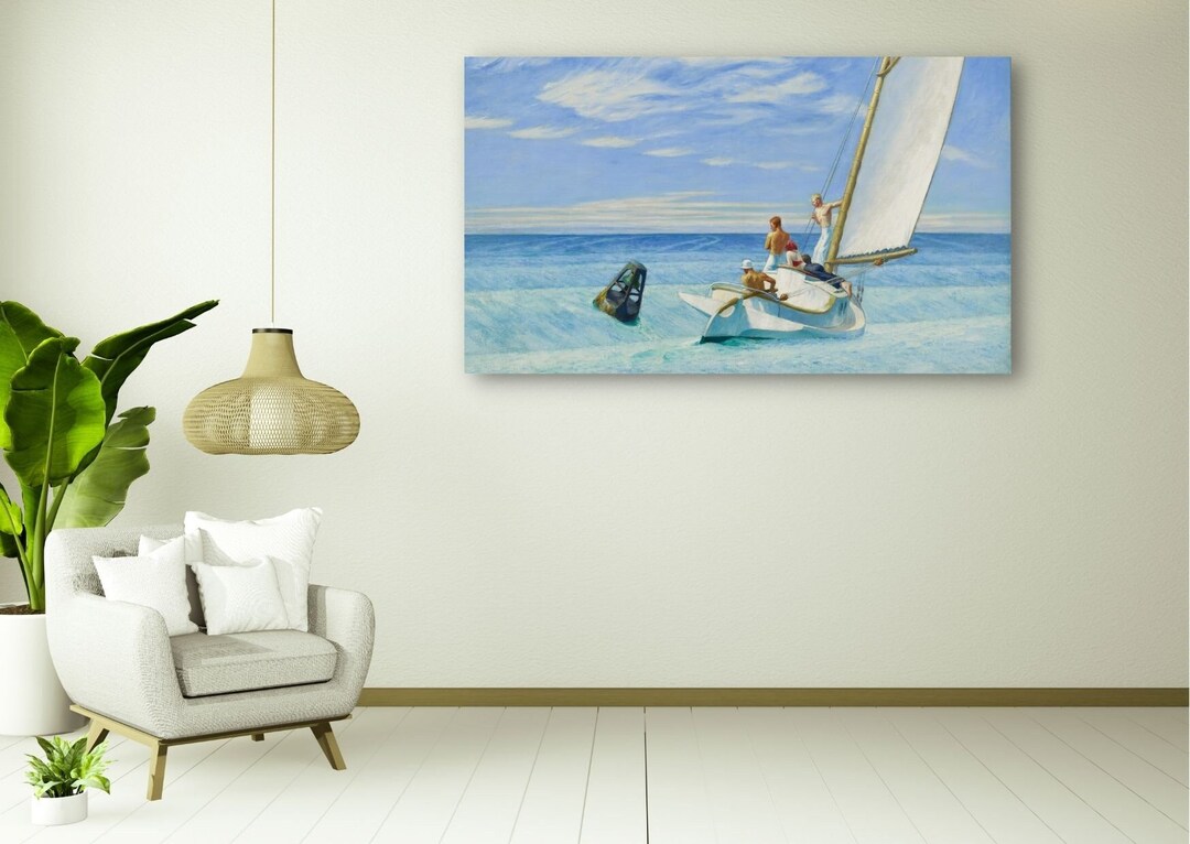 Edward Hopper Sailboat, Exhibition Poster, Edward Hopper Wall Art ...