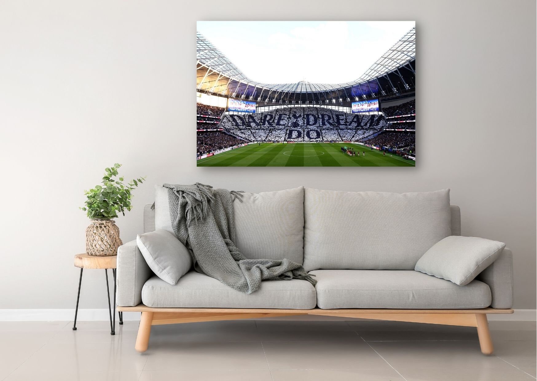 Tottenham Hotspur Stadium Poster, Tottenham Hotspur Stadium Canvas Wall ...