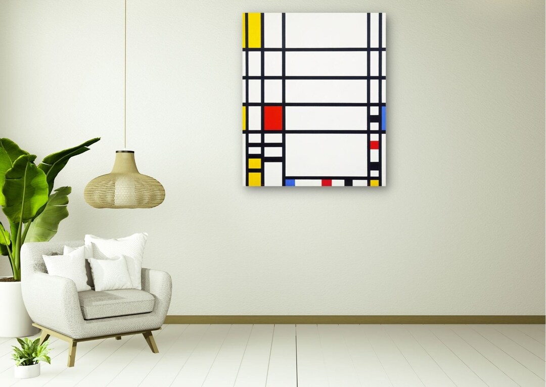 Piet Mondrian Trafalgar Square Wall Art Canvas, Piet Mondrian ...