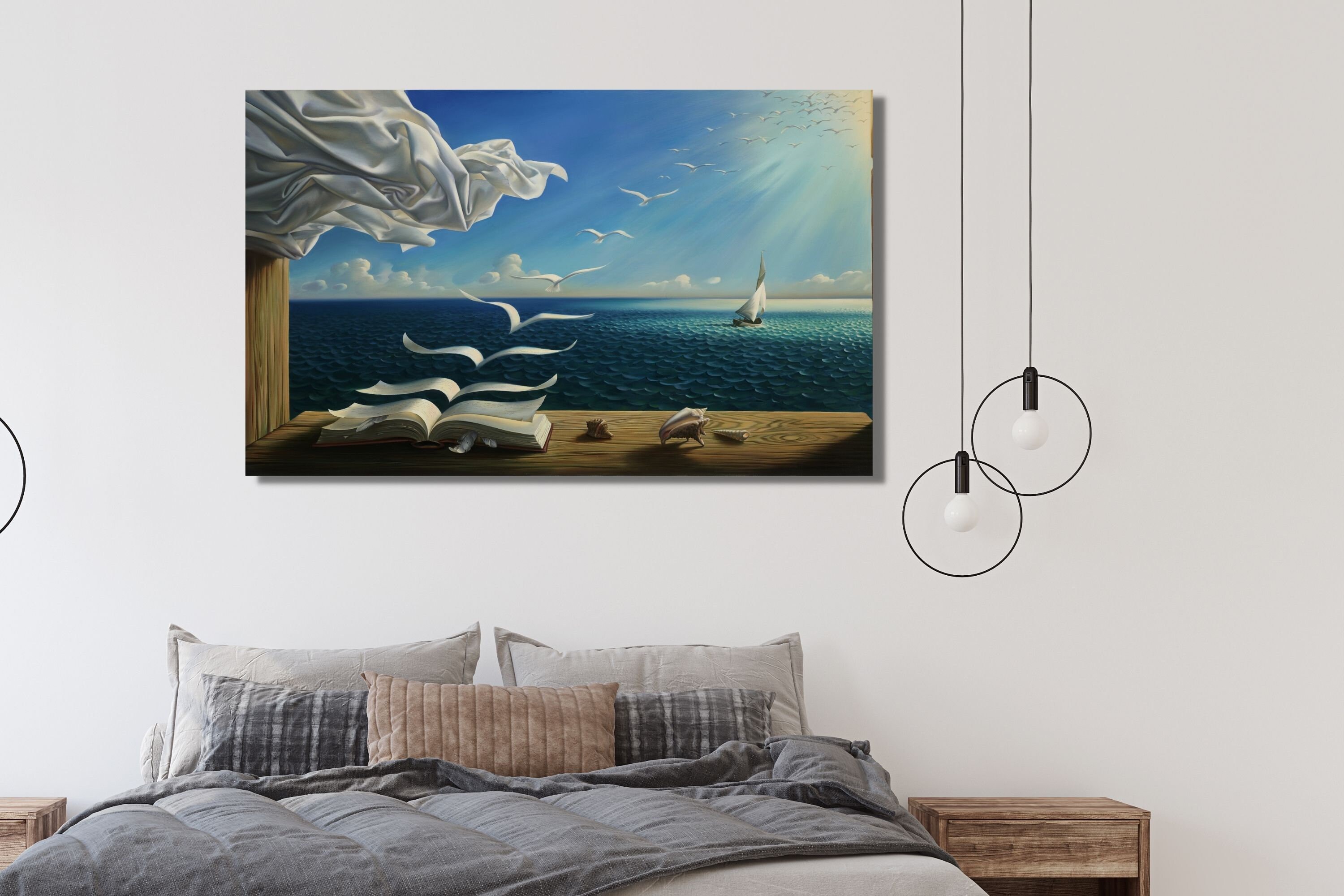 Salvador Dali Book to Birds, Salvador Dalì Printable Wall Art ...