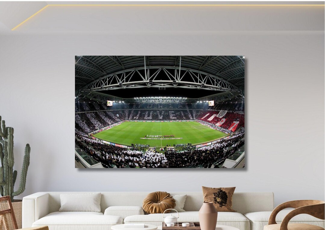 Juventus Stadium Wall Art Canvas Print: Football Fan Wall Decor - Etsy