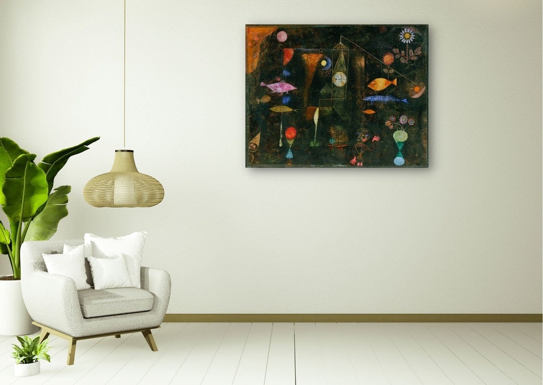 Fish Magic Paul Klee Wall Art Canvas Poster, Paul Klee Poster, Paul ...
