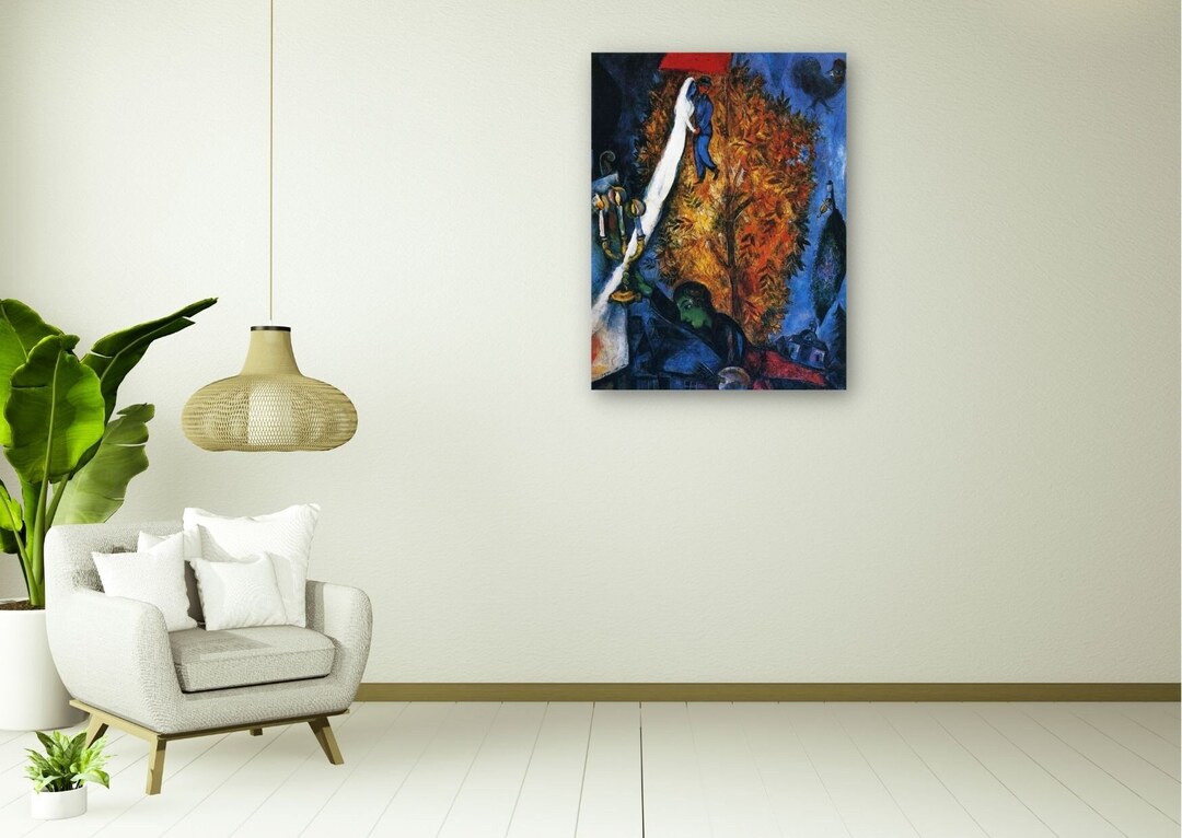 Marc Chagall Tree of Life Poster, Marc Chagall Canvas Wall Art, Marc ...