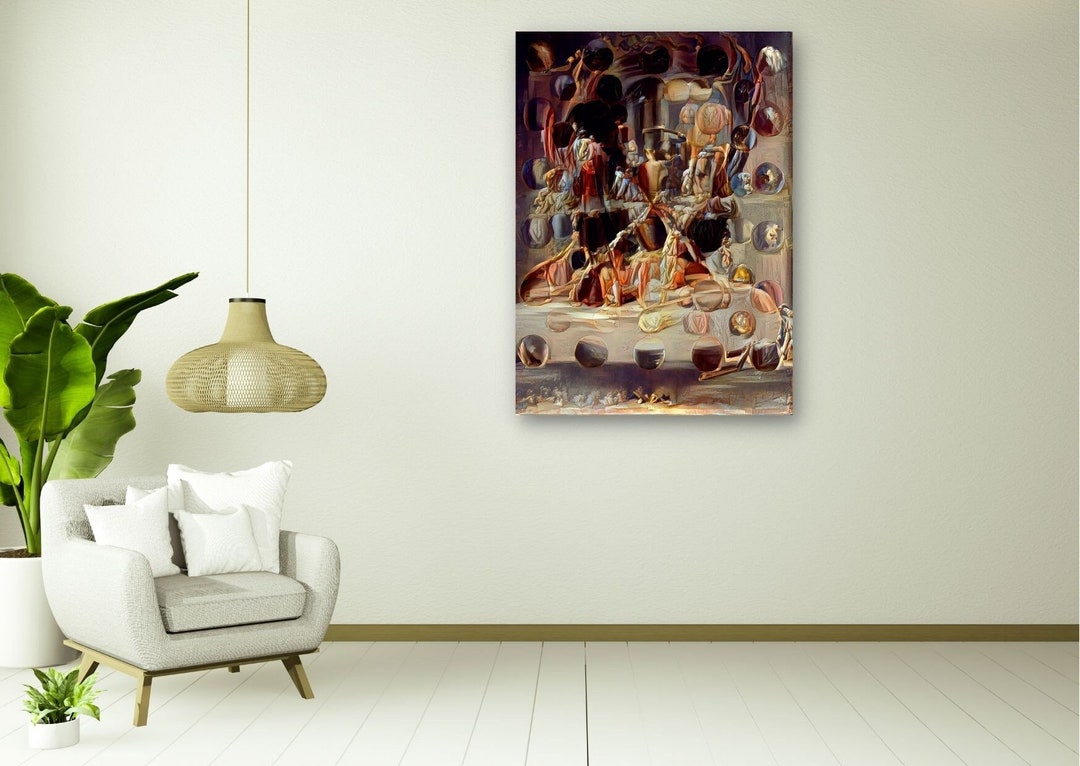 Salvador Dali - Galatea of the Spheres Canvas Art, Dali Canvas, Famous ...