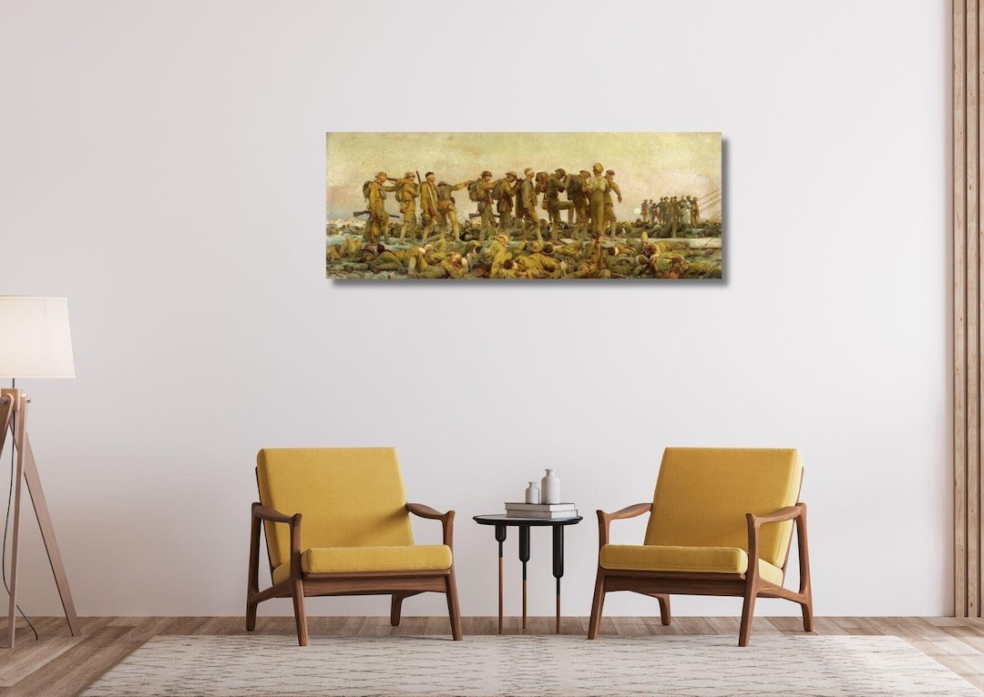 John Singer Sargent Gassed (1919) Canvas Wall Art John Singer Sargent ...
