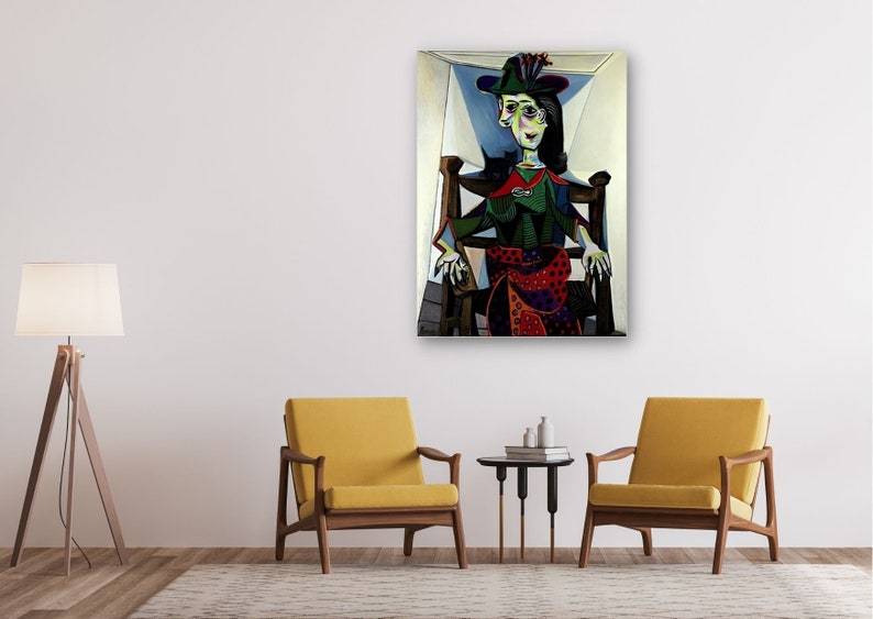 Pablo Picasso Dora Maar Au Chat, Picasso Canvas, Pablo Picasso Wall Art ...