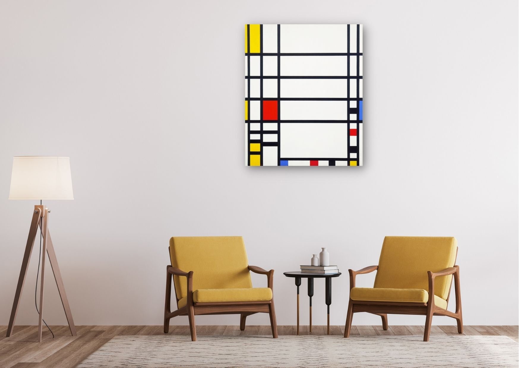Piet Mondrian Trafalgar Square Wall Art Canvas, Piet Mondrian ...